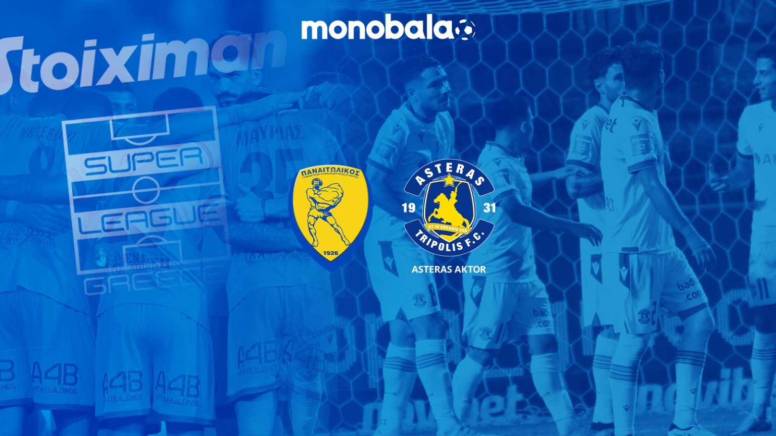 Live: Παναιτωλικός - Αστέρας Aktor 1-1 (τελικό) - Monobala